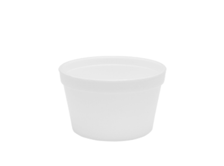 FOAM CONTAINER & LID (EPS) - 4oz & 8 oz
